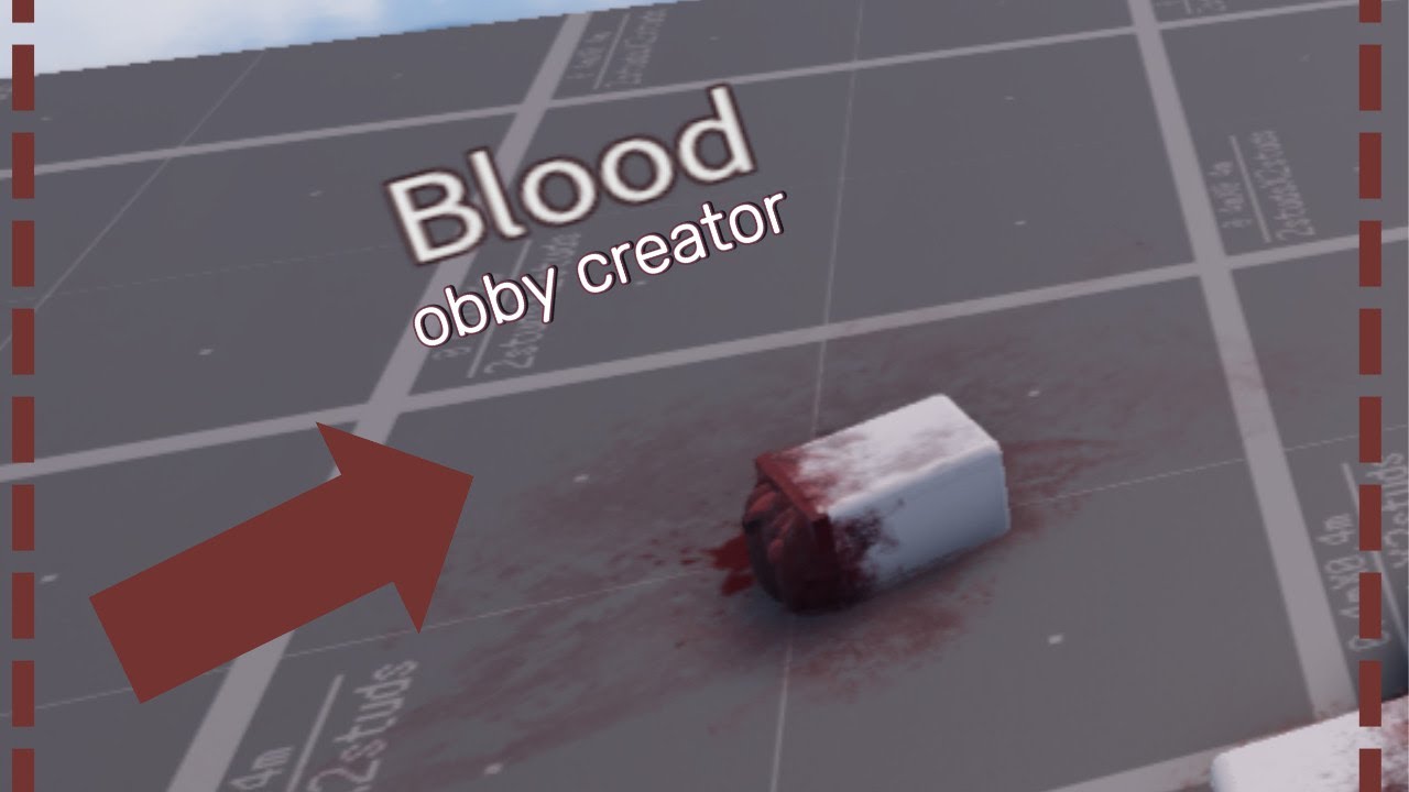 How To Make blood splatter effect In Obby Creator - YouTube