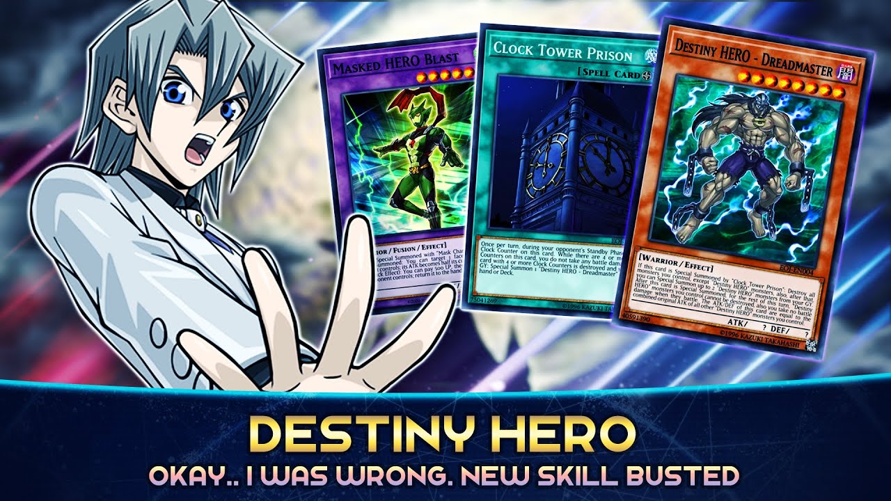 THIS GX ERA DECK IS TOP TIER?! Destiny Hero w/ Clock of Destiny Skill ...