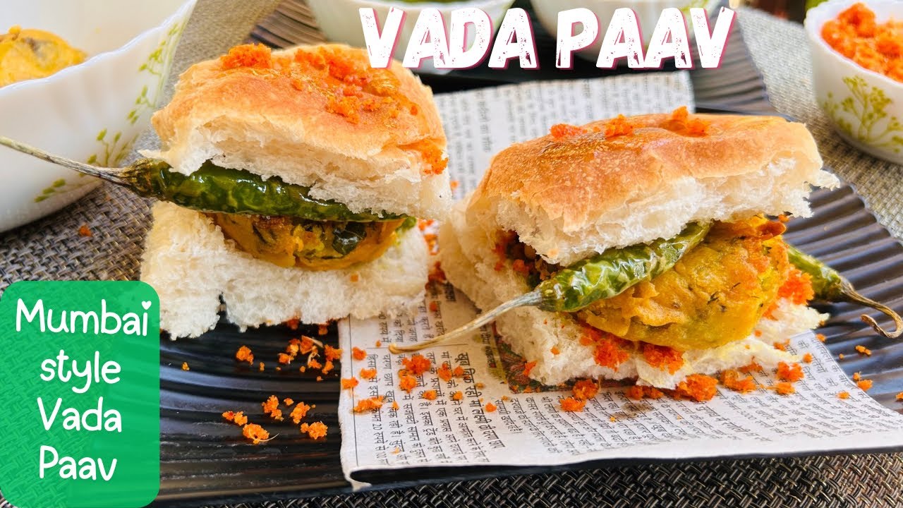 वड़ा पाव।Mumbai street style spicy Vada Paav recipe..easy n quick ...