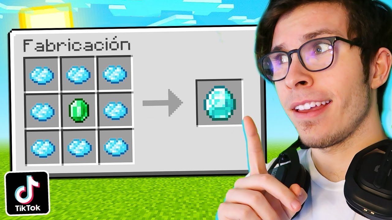 Probamos Los Tiktok Más Virales De Minecraft ¿funcionan 🤣😱 Minecraft
