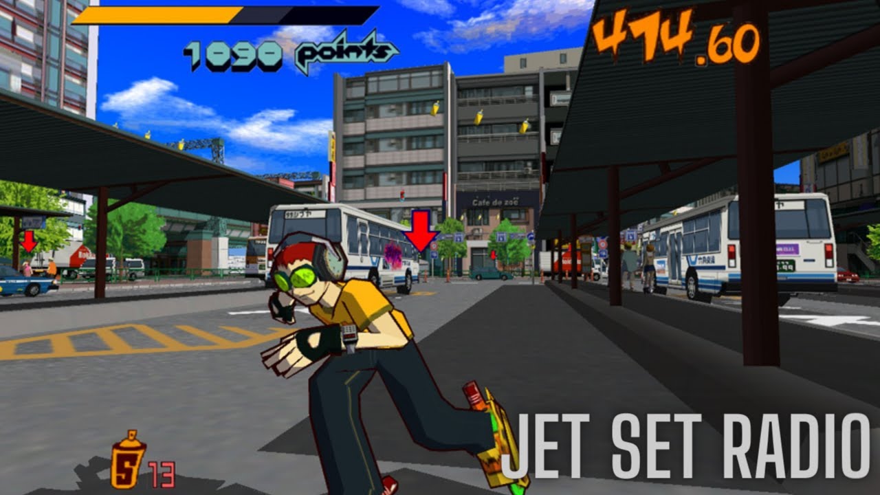Jet Set Radio - A Grindy Tokyo Adventure on Sega Dreamcast! 🎮🛹🌆 - YouTube