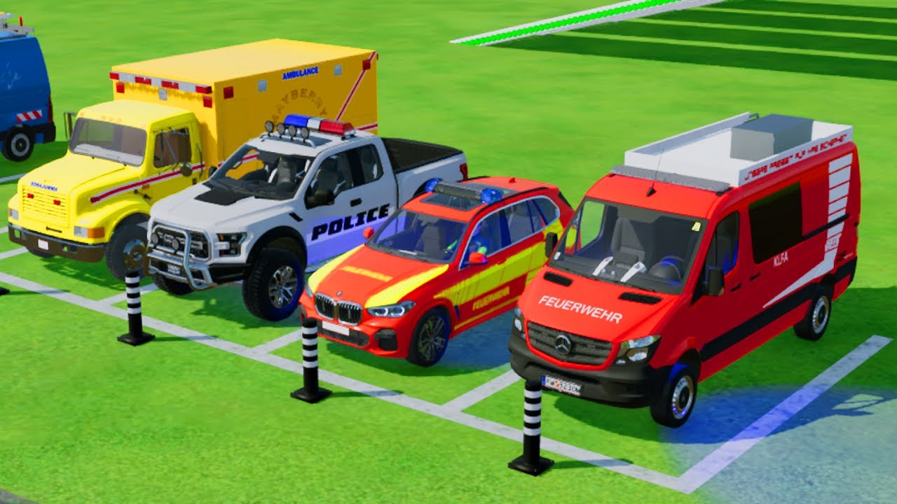 TRANSFERRING AUDI Q8, MERCEDES, VOLKSWAGEN, ALL POLICE CARS SKODA ...