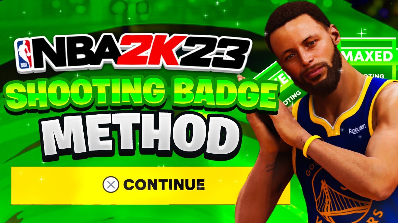 HOW to GET your SHOOTING BADGES MAXED INSTANTLY! on NBA 2K23 - BEST ...
