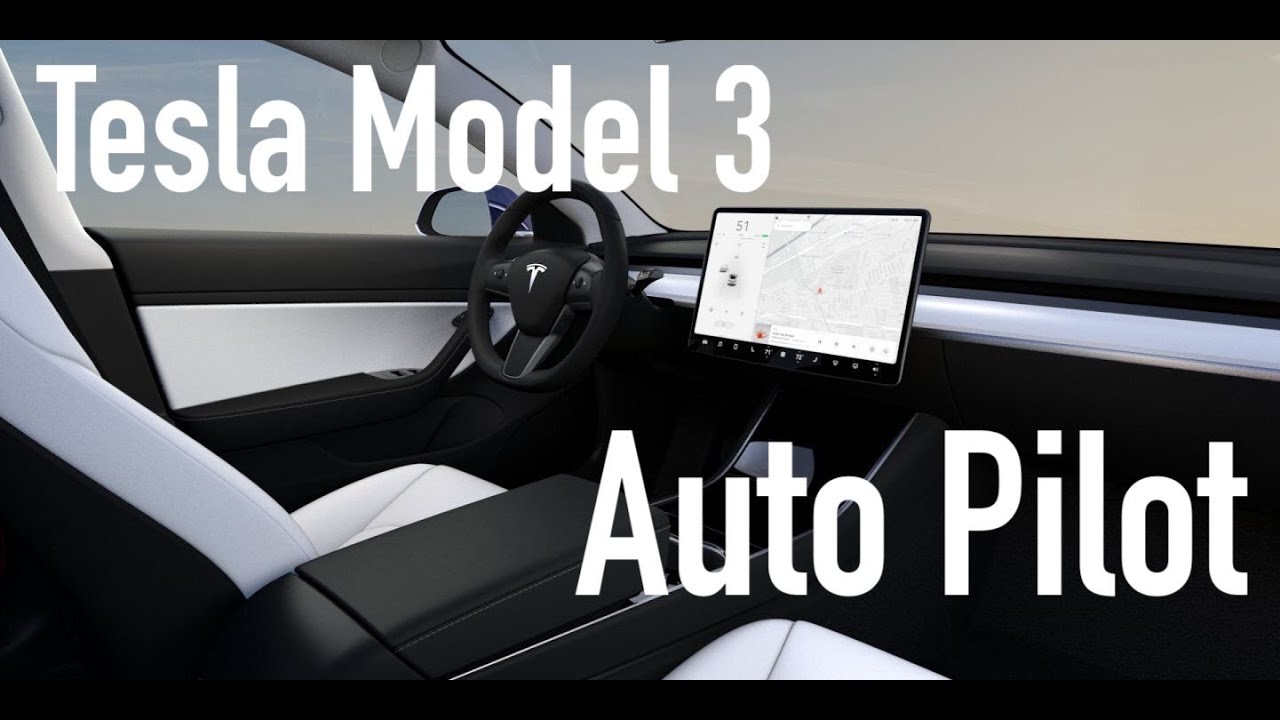 Tesla Model 3 Auto Pilot - YouTube