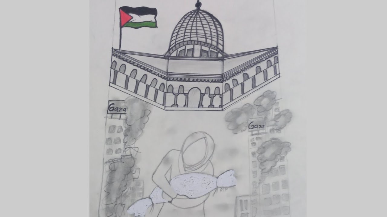 Free Palestine 🇵🇸 #free #youtube #draw #viral #artist #art - YouTube