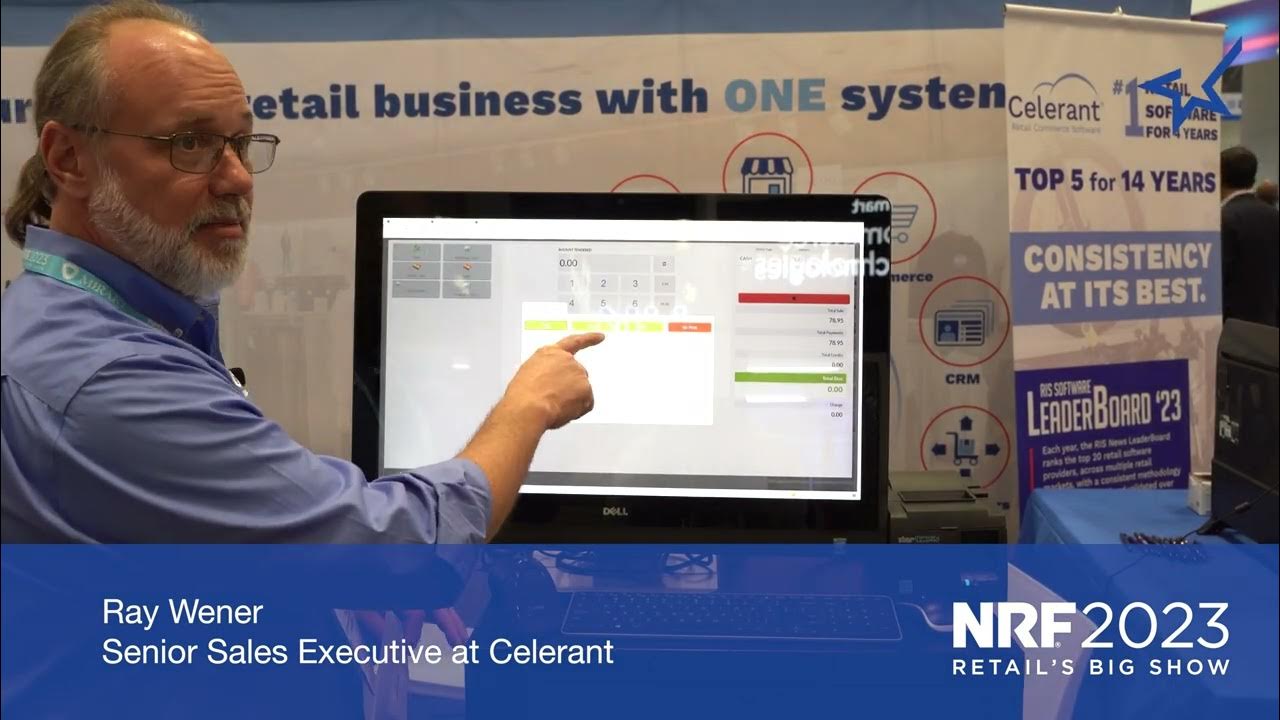 Celerant Technology's POS Software Demo with Star Micronics at NRF 2023 - YouTube