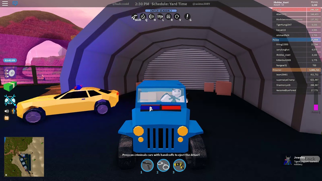 Playing Jailbreak. (3rd Video. Enjoy!) - YouTube