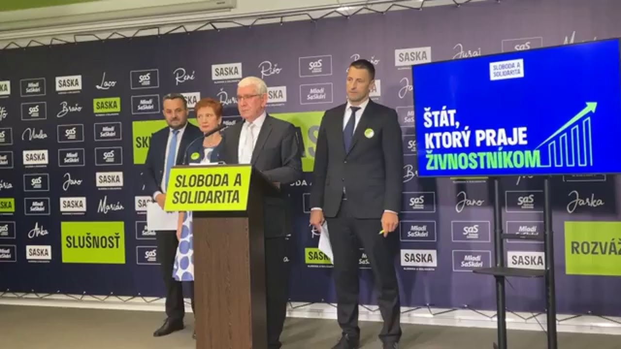 🔴 Strana SaS predstavila návrhy opatrení pre živnostníkov | Aktuality ...