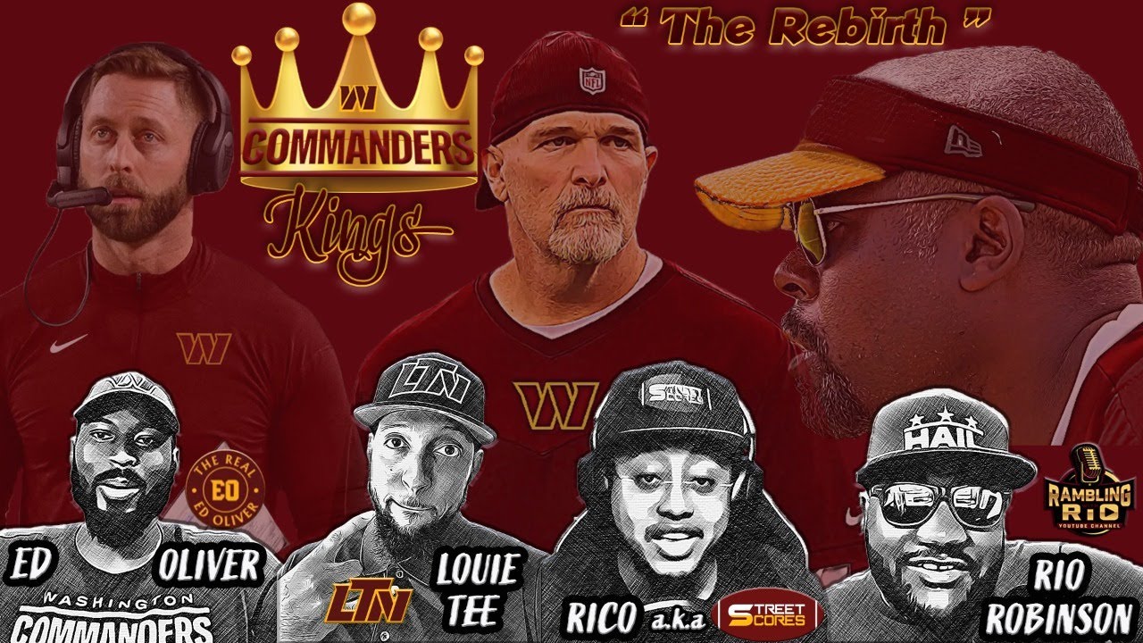 Commanders KINGS LIVE!👑 The Real Ed Oliver + Rico (Street Scores) + Rio ...