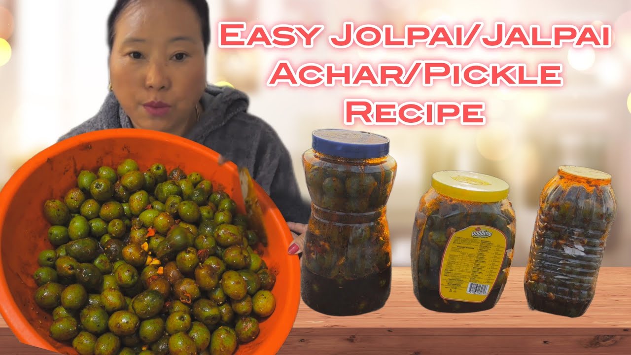 How to make Jalpai Achar Recipes | Easy Jalpai Achar Recipe | Indian ...
