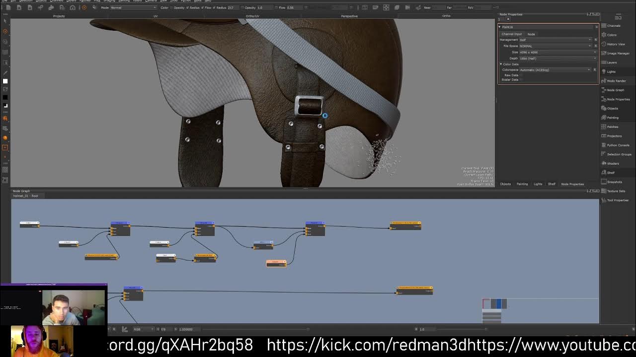 RIDE WITH ME - HELMET TEXTURING MARI -02 - YouTube