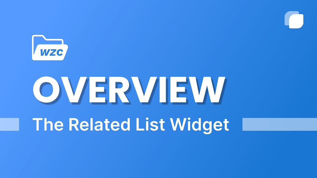 Workdrive for Zoho CRM: Overview of the related list widget | Easypluginz - YouTube