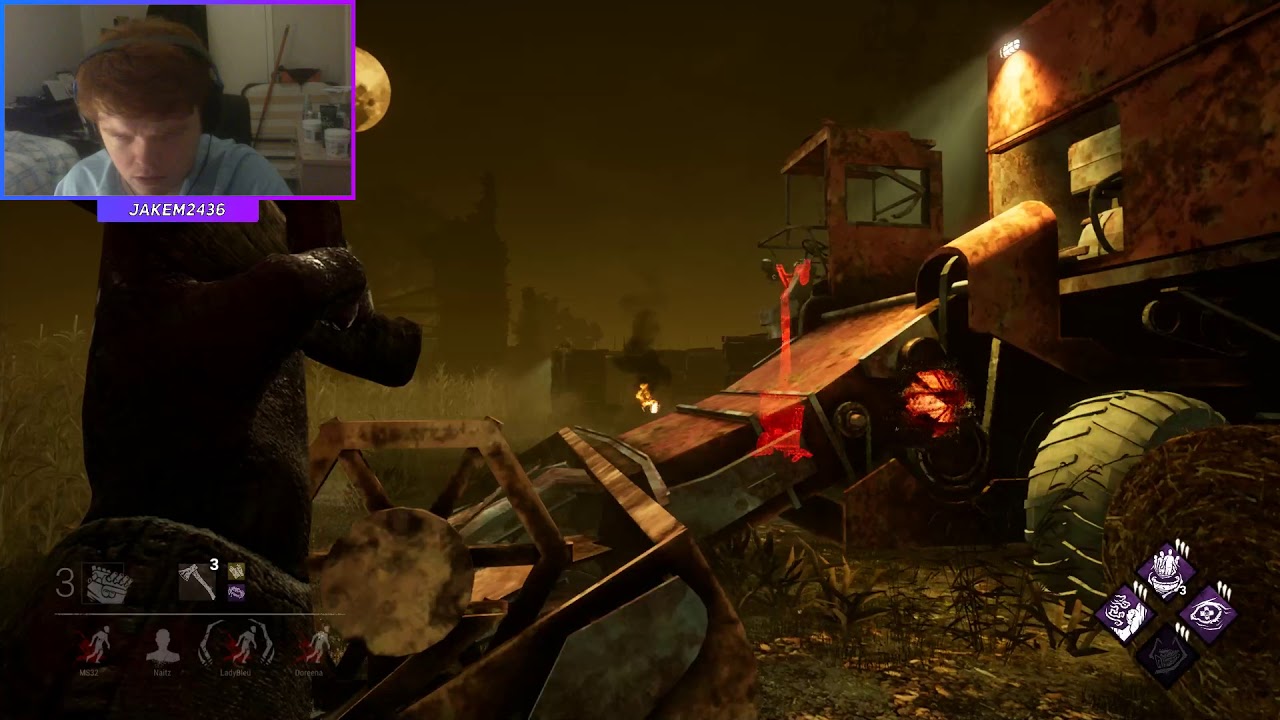 Dead by Daylight | Stream Game #9 - ROTTEN FIELDS + HUNTRESS = EZ ...