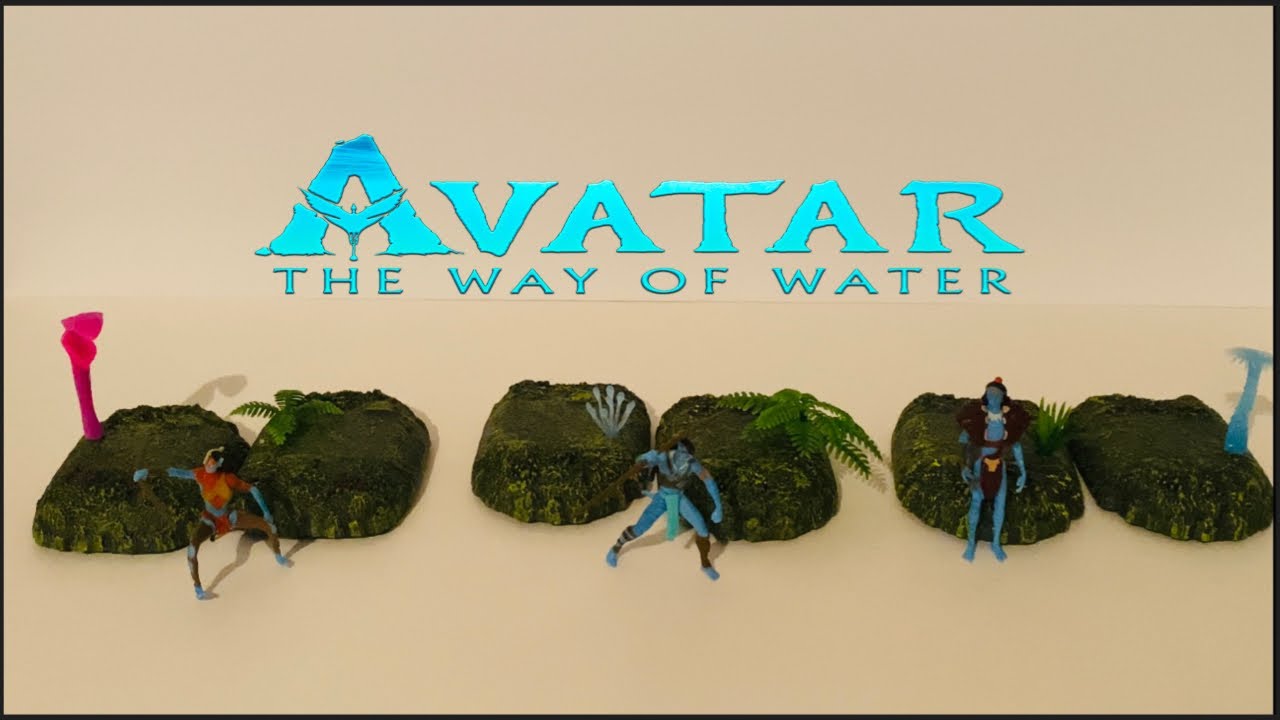 AVATAR THE WAY OF WATER MCFARLANE TOYS MINIATURE ACTION FIGURES - YouTube