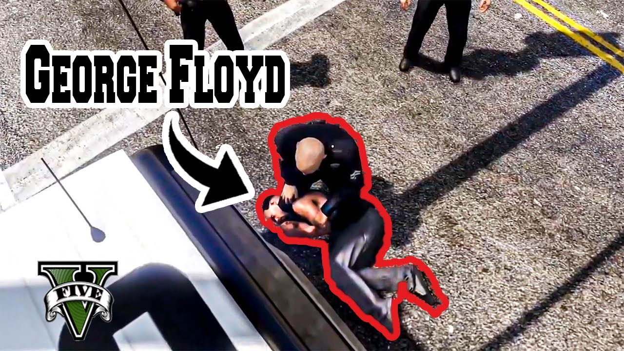 George Floyd death recreated in GTA 5 - YouTube