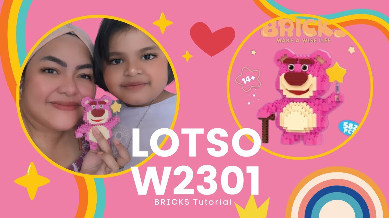 HOW TO BUILD LOTSO W2301 BRICKS MAKE A WISE LIFE TUTORIAL - YouTube