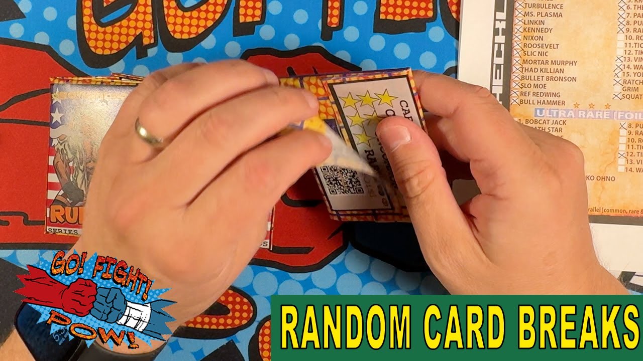WILL WE GET FOILS?! Go Fight Pow Rumble Card Random Break - Trading ...