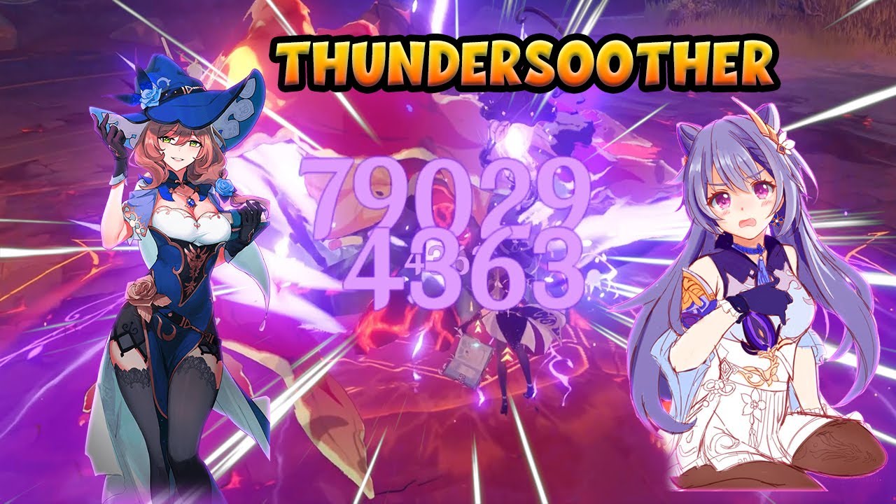 Thundersoother best set for Electro Endgame Build | Genshin Impact ...