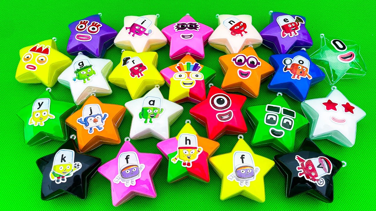 Numberblocks, Alphablocks | Looking For CLAY in Colorful Star Shapes ...