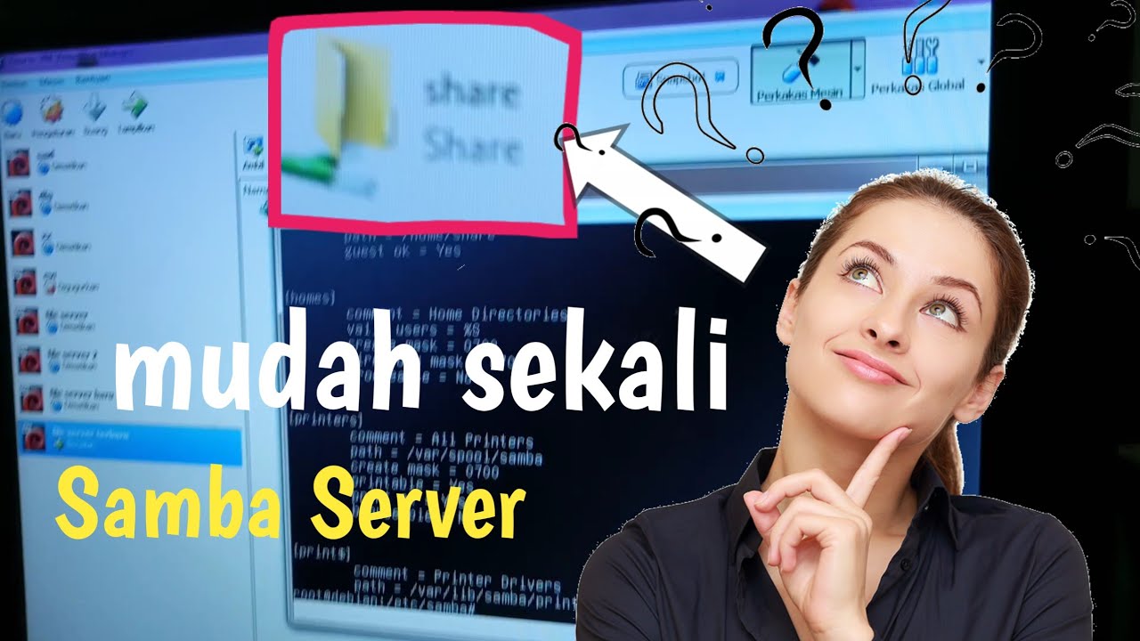 Cara membuat file server dari Debian di virtual box - YouTube