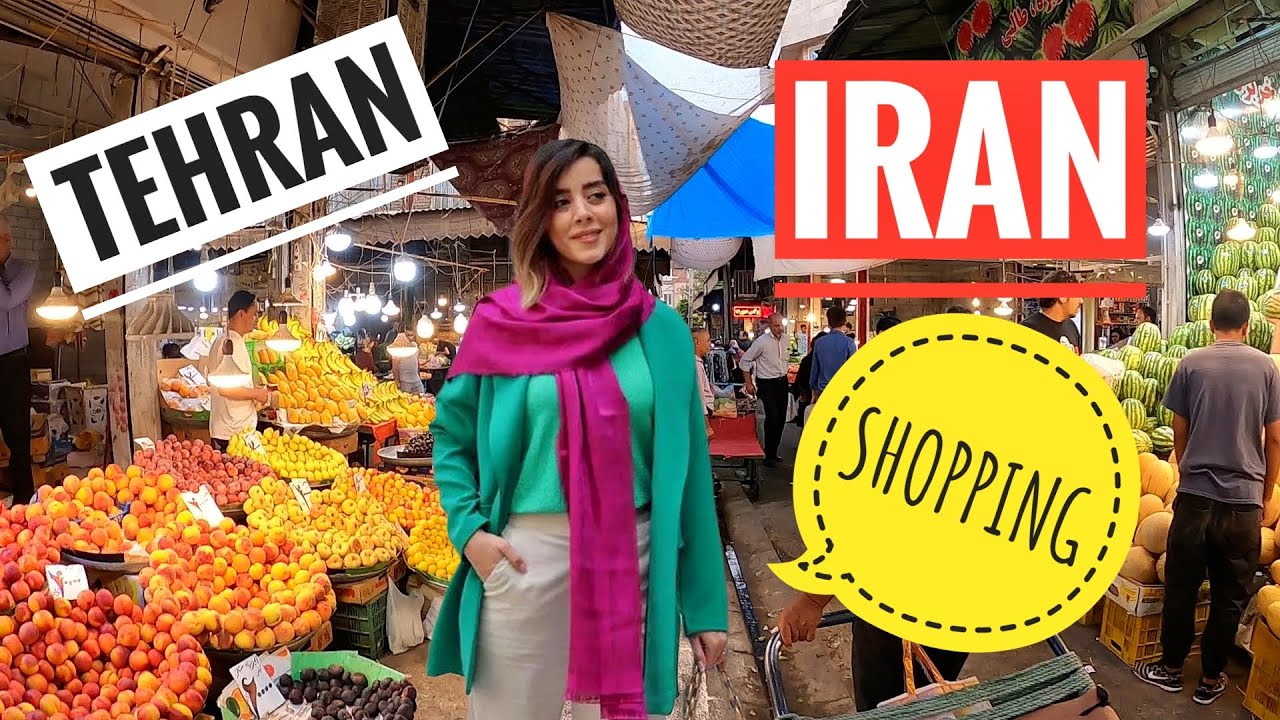 IRAN _ Walking City Tour In The Cheapest Fruits Market In Tehran 2022 ...