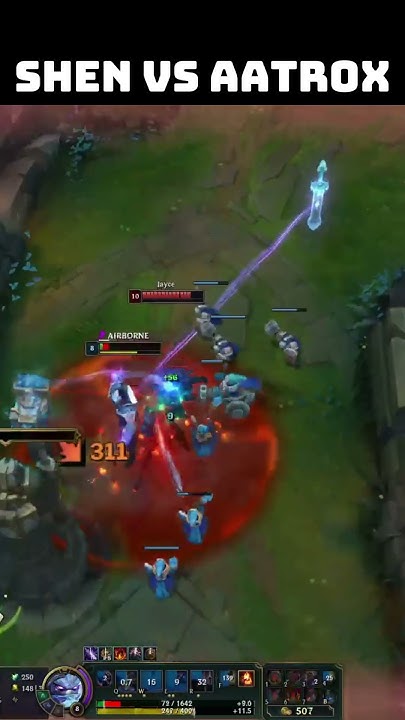 Shen vs Aatrox top #shenmontage #leagueoflegends #gaming - YouTube