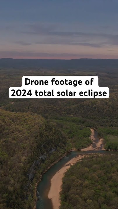 2024 Total Solar Eclipse - Drone Footage - YouTube