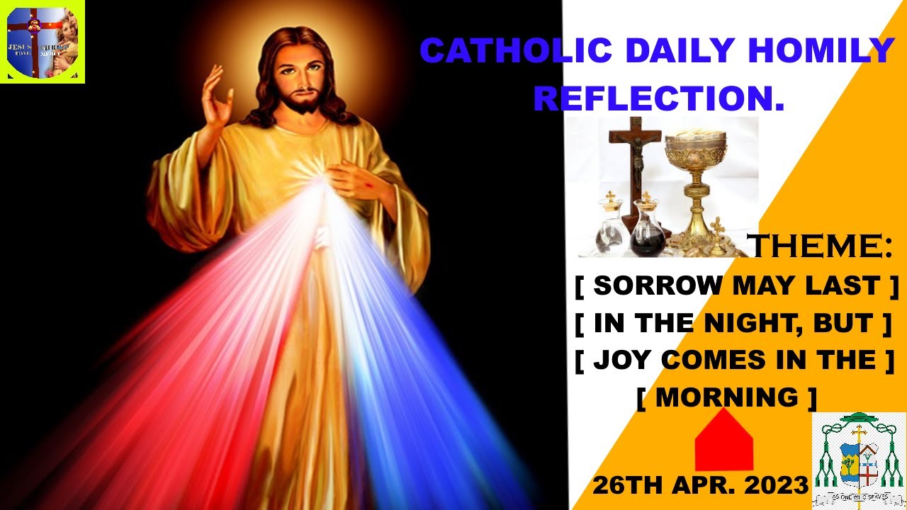 Catholic daily homily reflection for today ( Sorrow May Last in the ...