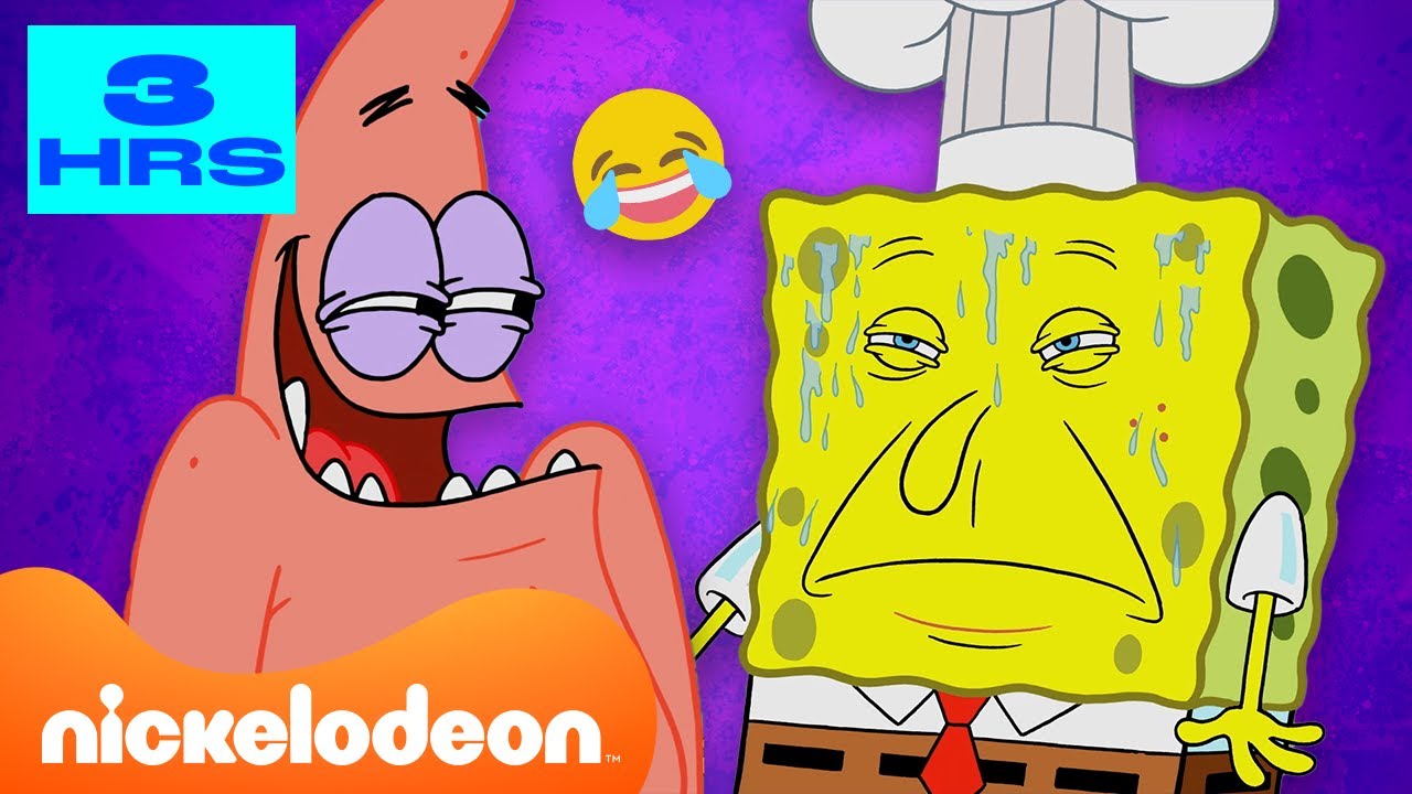 SpongeBob | Ponad trzy GODZINY najzabawniejszych momentów ze SpongeBoba ...