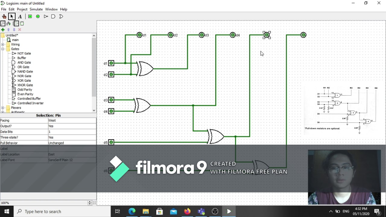 Logic Gates / XOR Gate Practival Experiment using Logas or Multisim ...