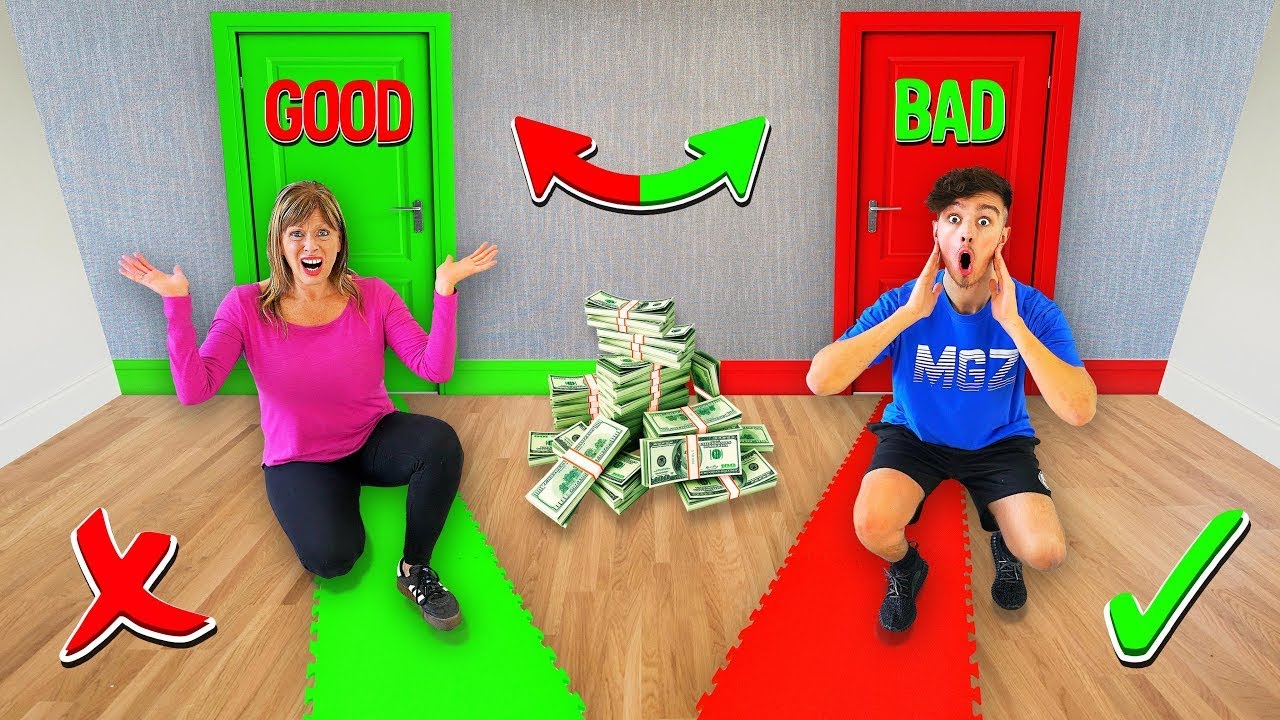 DON'T CHOOSE THE WRONG PATH! - Giant Board Game Challenge - YouTube