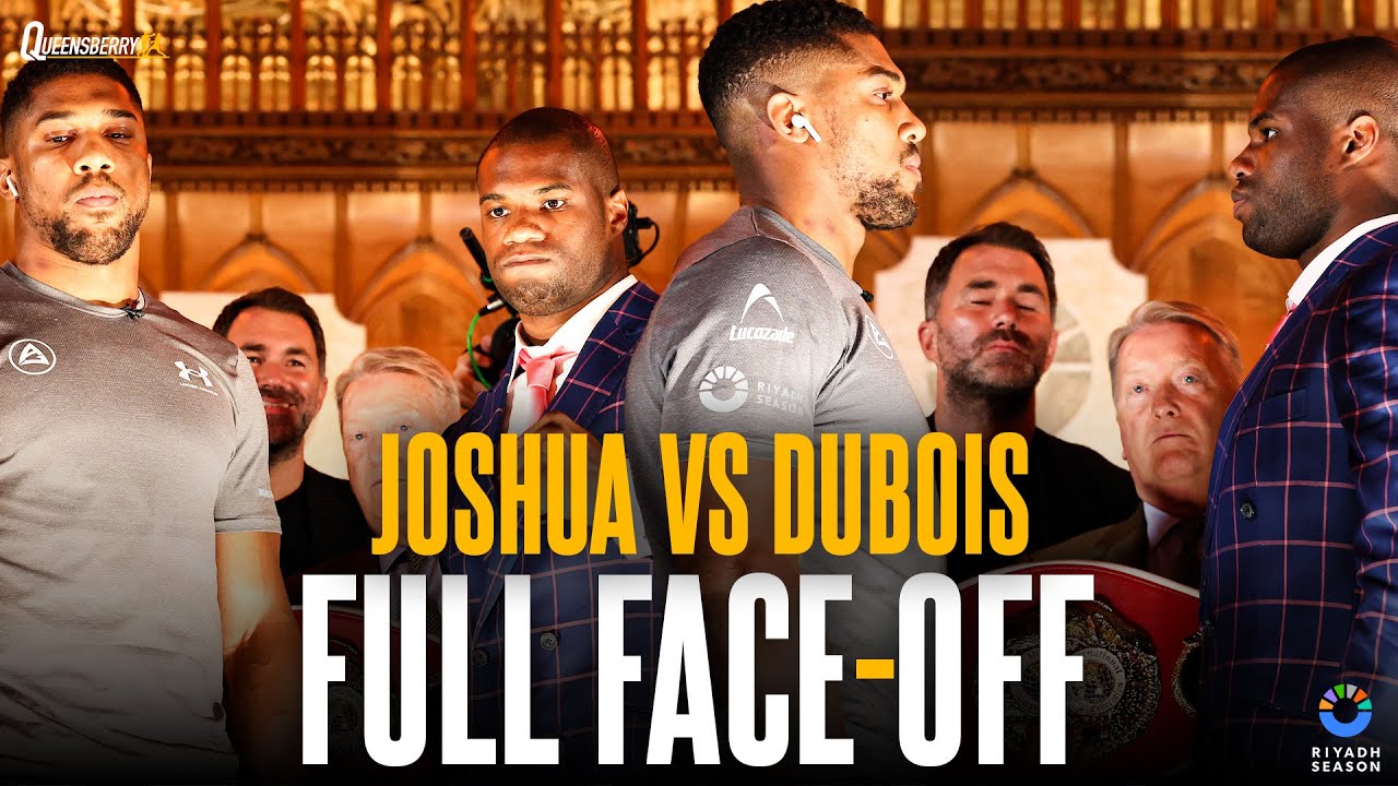 Anthony Joshua vs Daniel Dubois FULL intense face-off | # ...