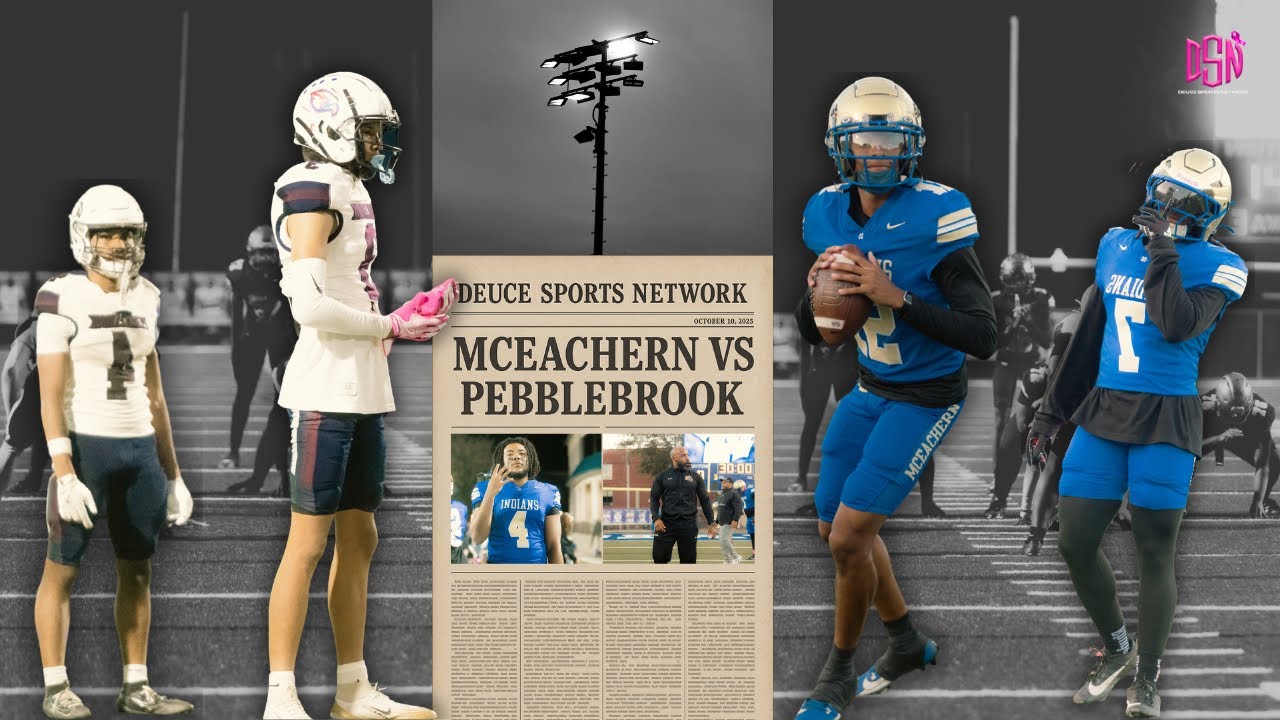 #8 McEachern Indians ABUSED Pebblebrook Falcons😳 Under The Friday Night ...