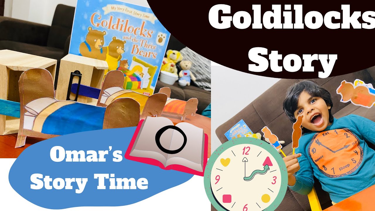 Kids story telling|Goldilocks and the three bears story telling with ...