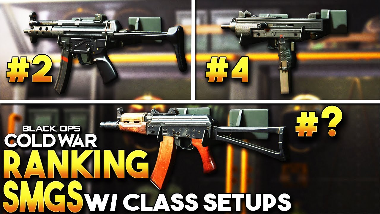 Ranking the FASTEST KILLING SMGs in COLD WAR! | Black Ops Cold War ...