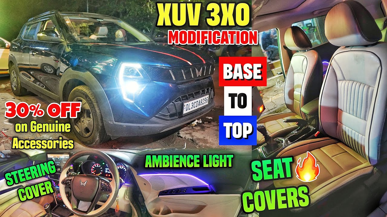 2024 Mahindra XUV 3XO full Modified All OEM parts 30% Disount New XUV ...