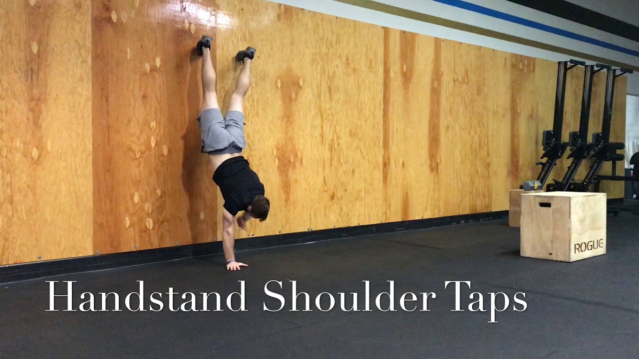 Handstand Shoulder Taps - YouTube