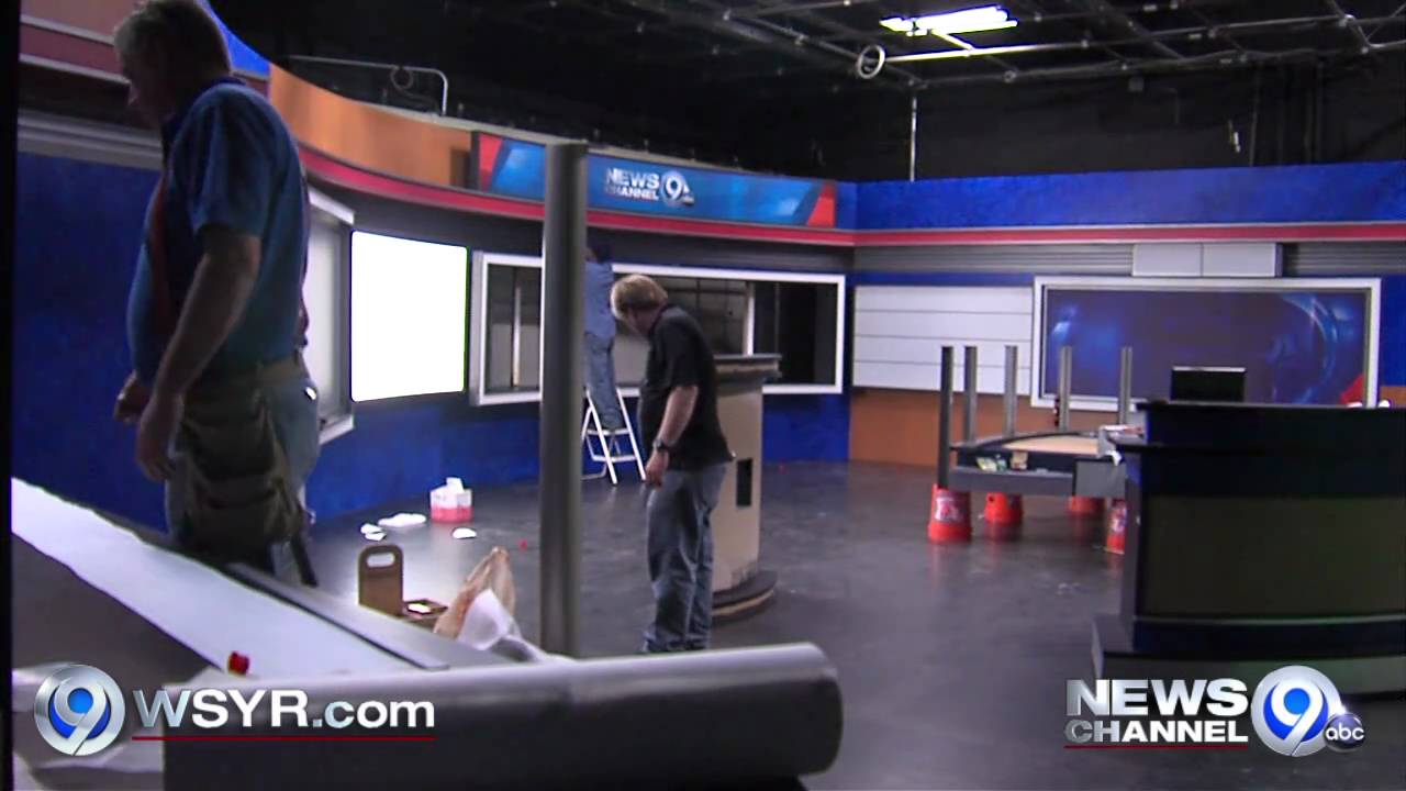 Raw Video: More Behind the Scenes Construction of NewsChannel 9's new ...