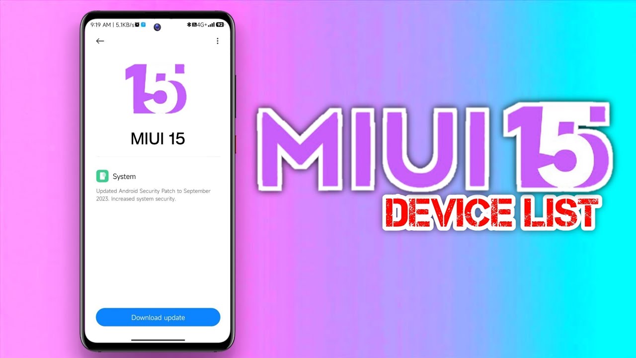 FIRST LOOK - MIUI 15 Update Eligible Devices List: Surprise devices ...