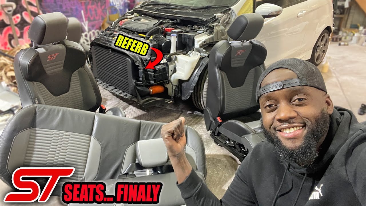 Rebuilding a stripped stolen Ford Fiesta ST from copart uk PART 3 - YouTube