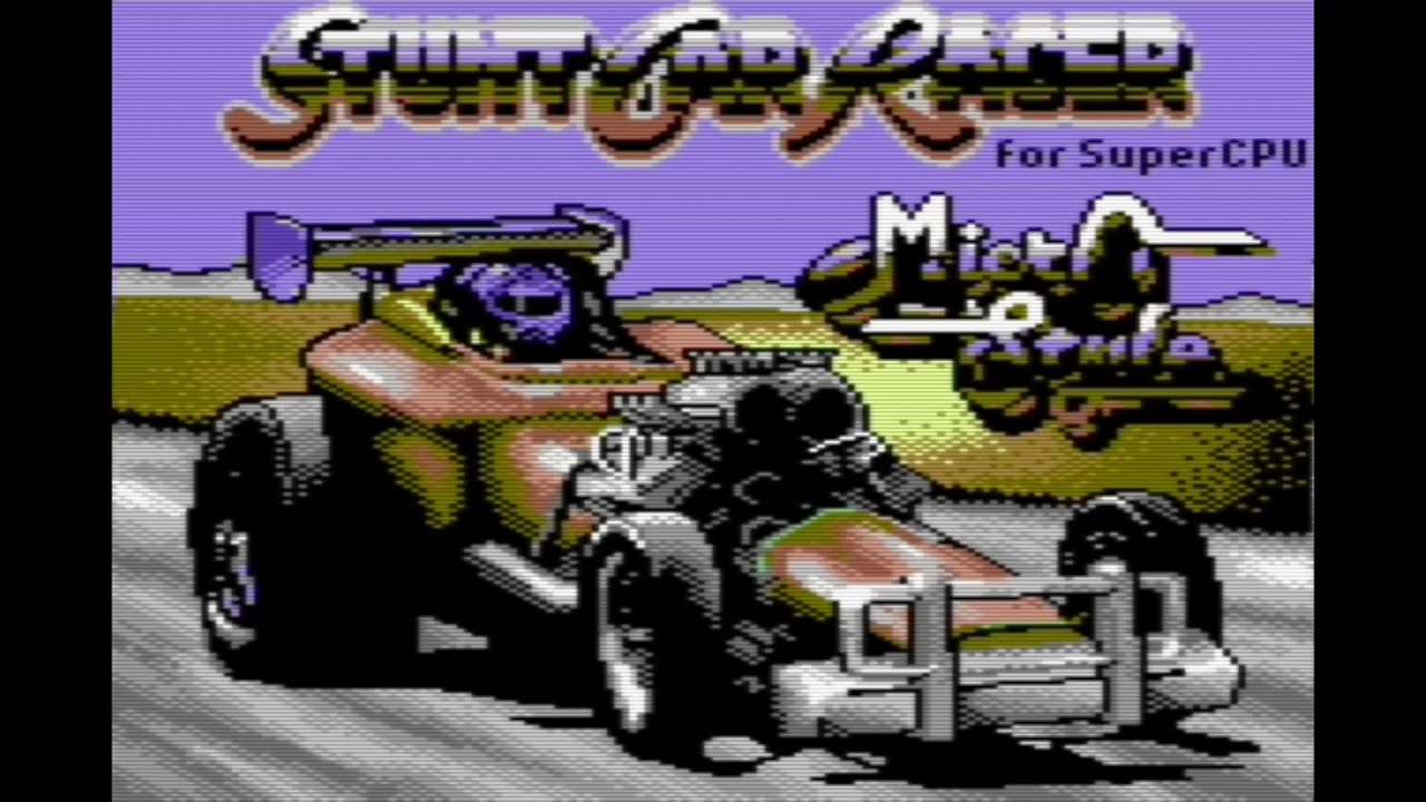 Stunt Car Racer for SuperCPU (C64) at 50 fps - YouTube