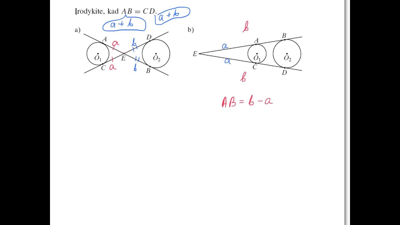 Apskritimas ir skritulys. Liestinė. - YouTube