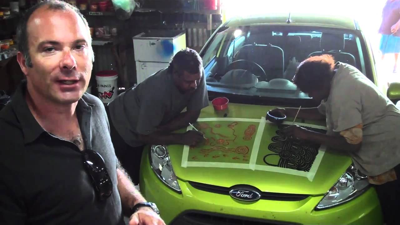 HOW ABORIGINAL ARTISTS PAINTED MY CAR - YouTube