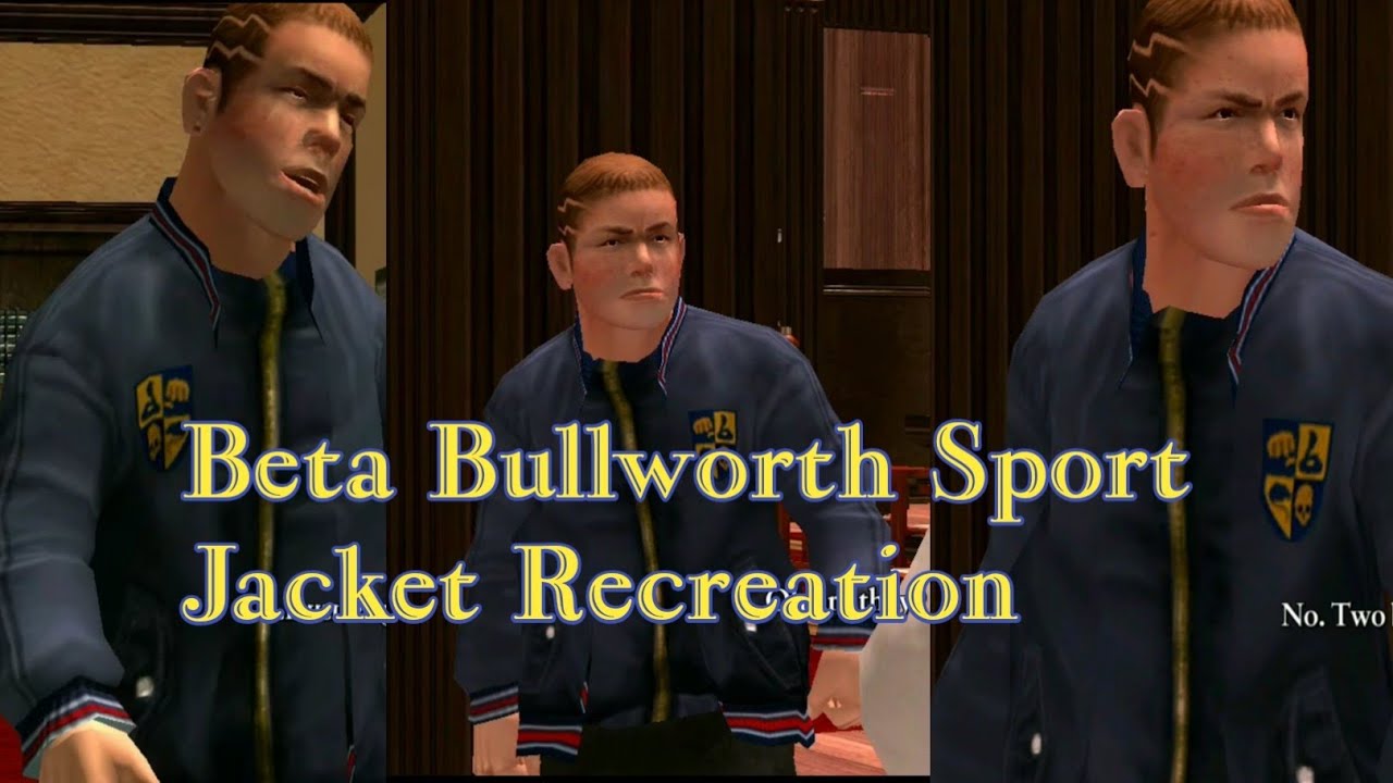 Bully AE-Beta Bullworth Sport Jacket Recreation Mod - YouTube