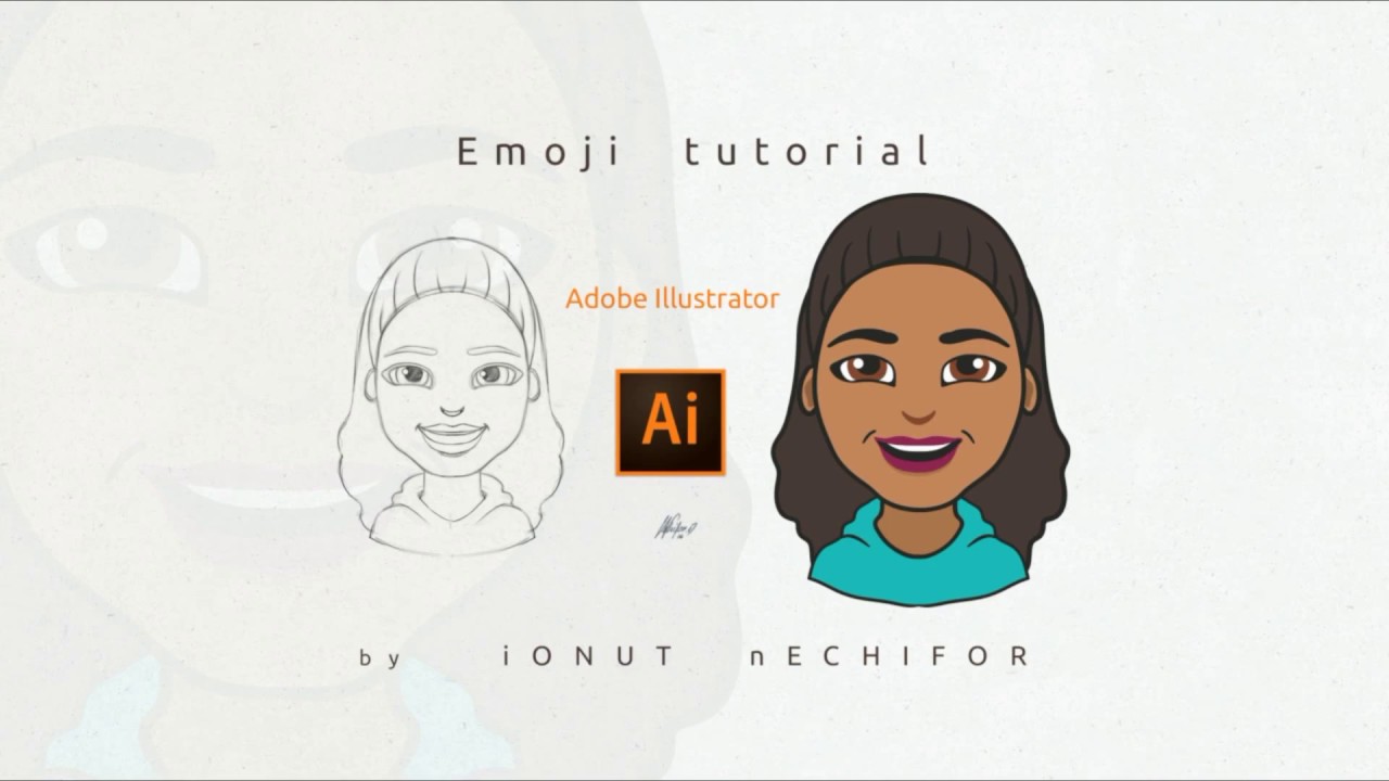 Emoji Tutorial Adobe Illustrator - YouTube
