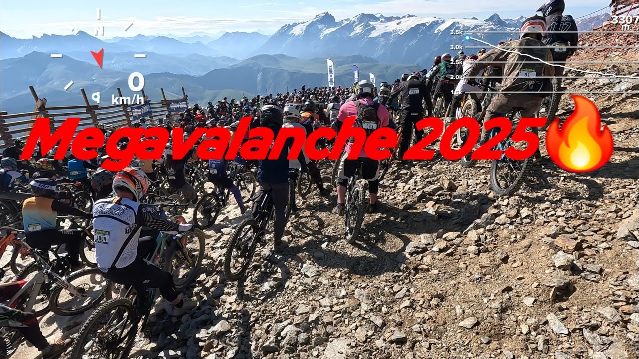 MEGAVALANCHE 2025, what it looks like for a non pro rider ! - YouTube