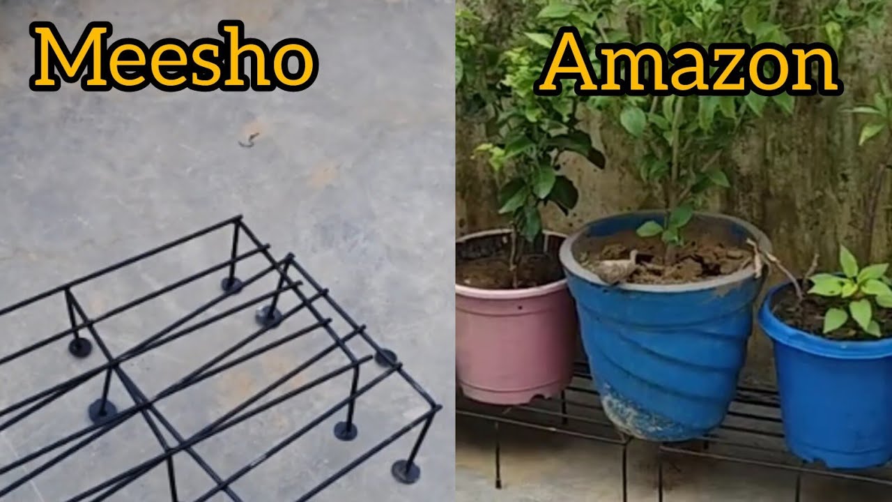 meesho v/s Amazon planter stand. which one is better. - YouTube