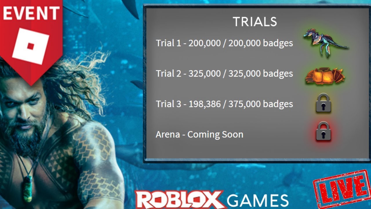 AQUAMAN IN ROBLOX?!? | ROBLOX EVENT - YouTube