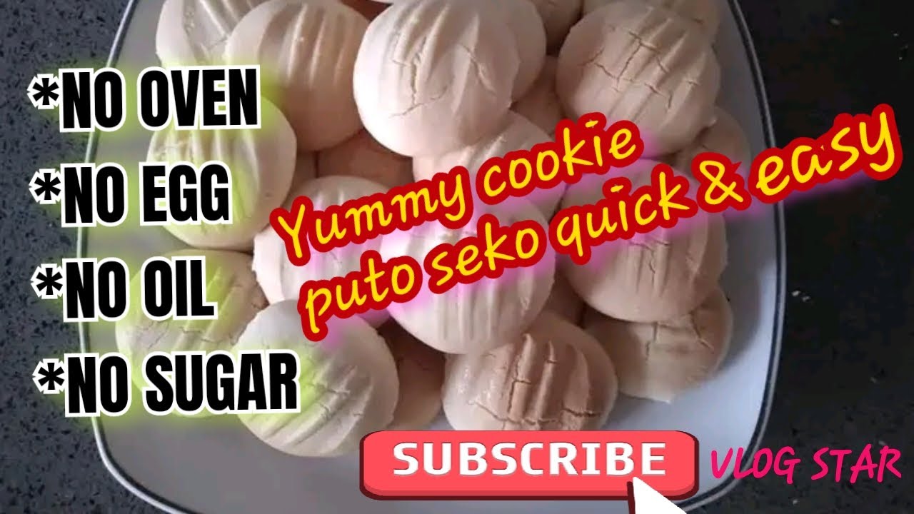Easy & Yummy Puto Seko Cookie Recipe "3 Ingredients Only at luto sa ...