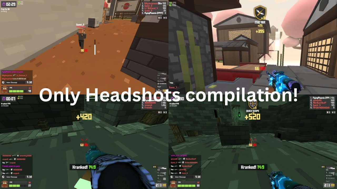 Krunker.io but it's a satisfying headshots compilation - YouTube